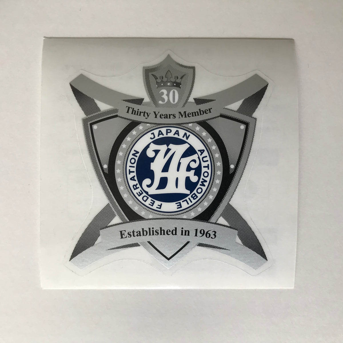 Limited Authentic JAF Japan Automobile Federation 30 Year Member Stick ...