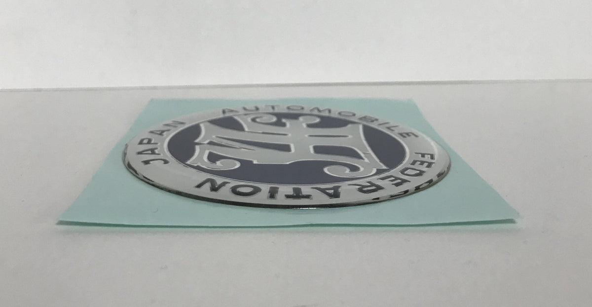 JAF Japan Resin Raised Sticker Japan Automobile Federation JDM Authent ...