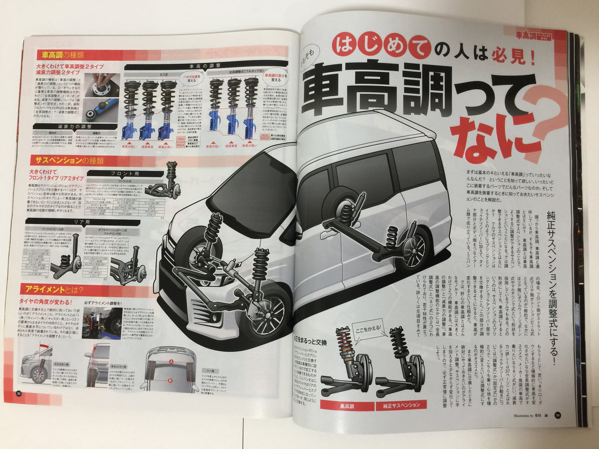 Style Wagon Magazine-Car, Minivan, Wagon Dress Up-JDM-Japan-Vol. 240 D ...